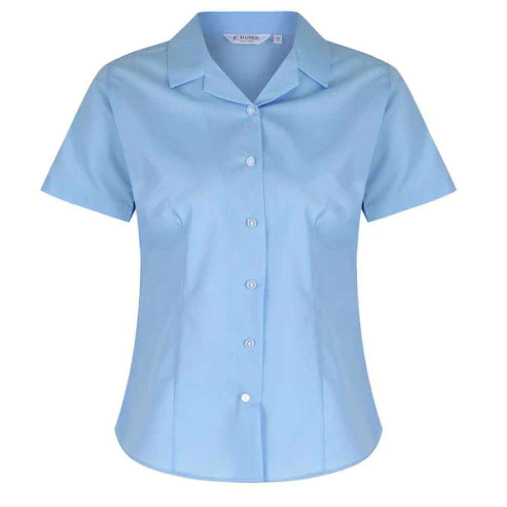 2 Pack Short Sleeved Rever Collar, Sky Blouses – Kids Essentials ...